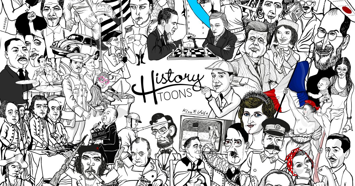 Impresionante libro cómic de historia contemporánea